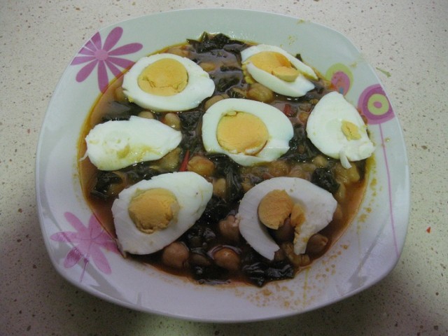 » Potaje de garbanzos con espinacas Cocinicas